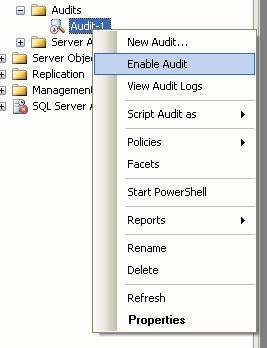 A glance at SQL Server Audit – techs@work